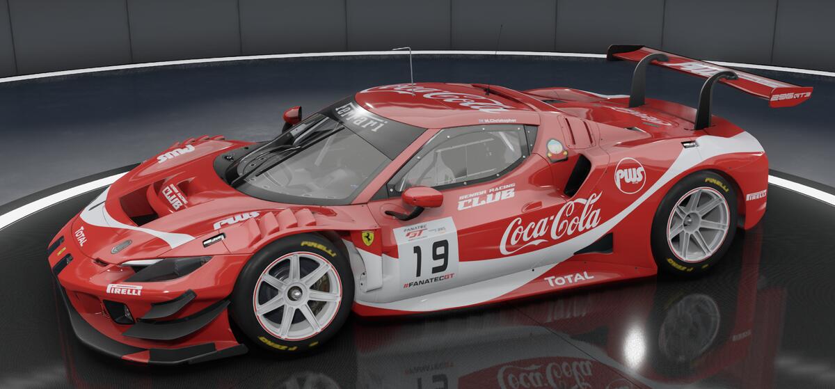 #19 M.Christopher Ferrari 296 Coca Cola | Awesome Simracing