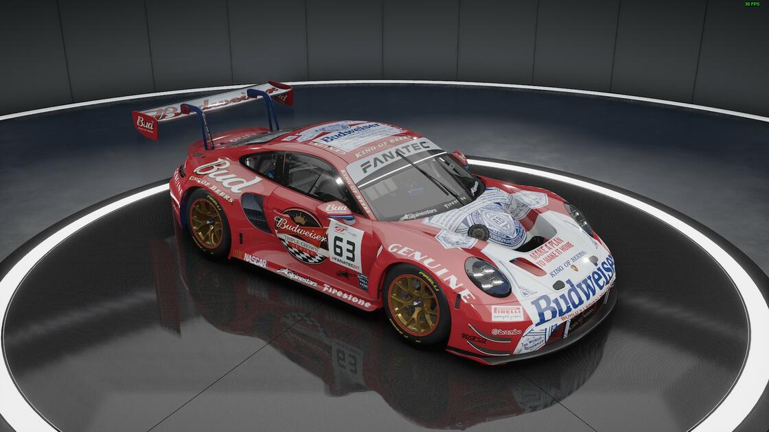 Budweiser 992 Awesome Simracing